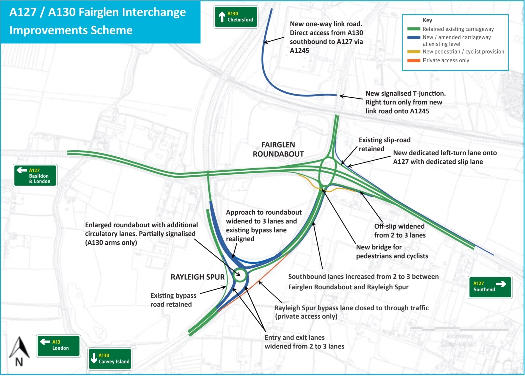 A127 / A130 Fairglen Interchange | Essex County Council