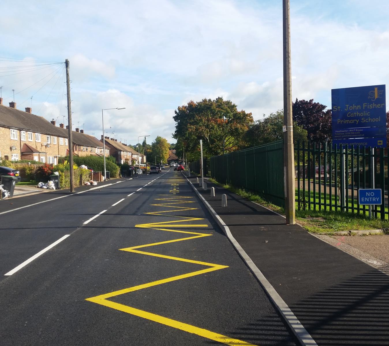 Burney Drive, Loughton improvement works